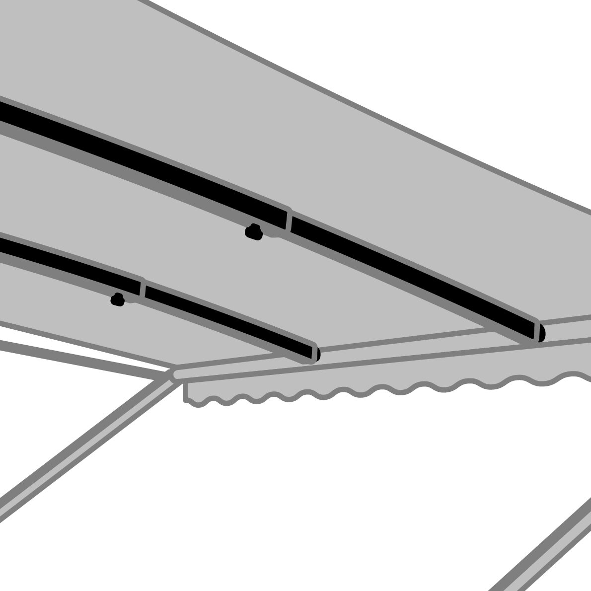 CURVED AWNING ROOF RAFTER SLIGHT CURVE – Camping Country Superstore